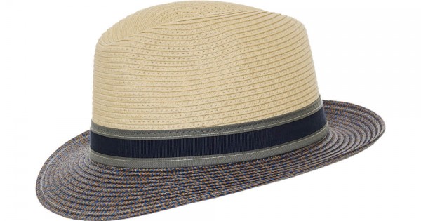 Cuba Fedora Twisted Seppia Μπλε | ΚΑΠΕΛΑ GIORGIO HATTER